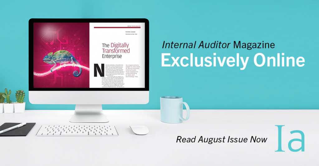 August Issue of Internal Auditor Magazine – Internrevisorerna